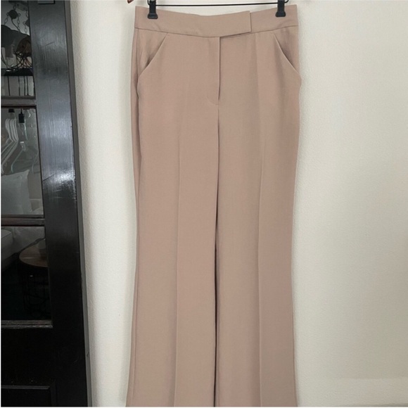 Express | Pants & Jumpsuits | Nwt Express Beige Flare Trouser Super ...